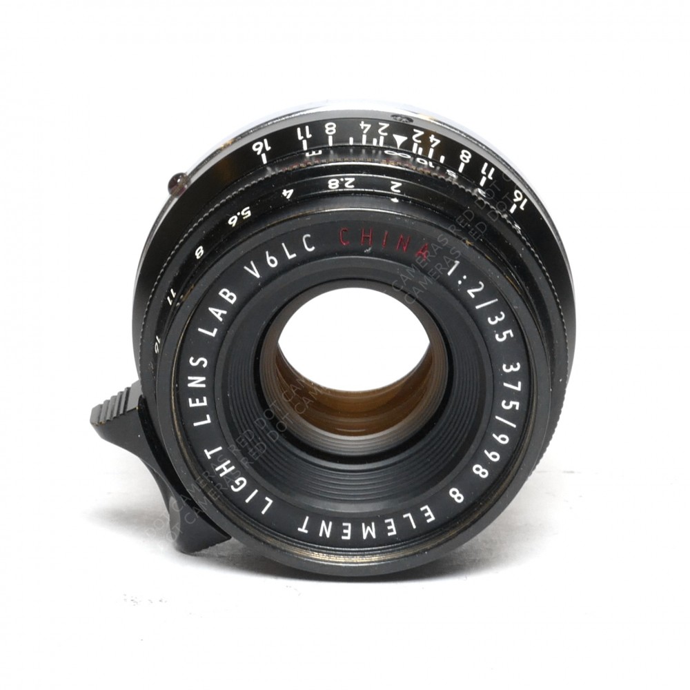Light Lens Lab 35mm f2 8 Element Black Paint Lens